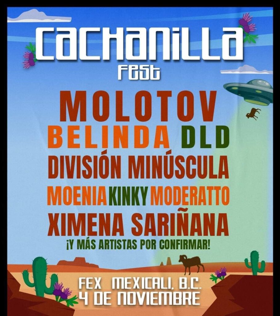 Cachanilla Fest 2023 Boletos y artistas - Fiestas del Sol Mexicali 2025